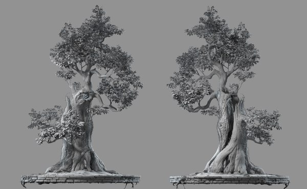 Old tree 3D - TurboSquid 1685588