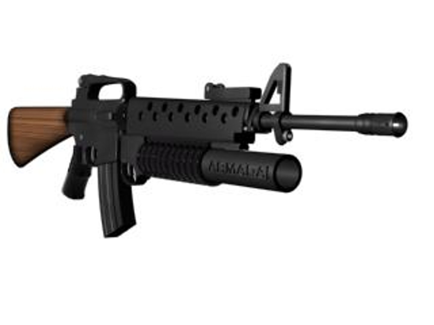 m203 america army 3d model