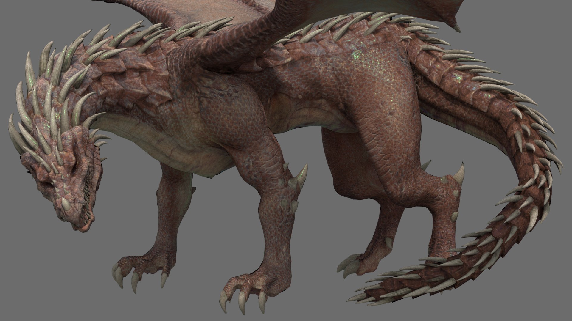 Dragon Rigged 3D model - TurboSquid 2088893