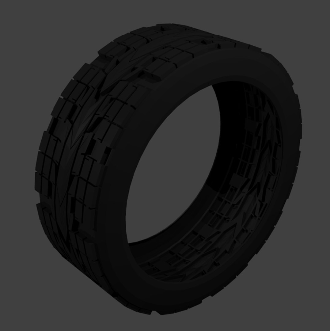 3ds max tire car wheel