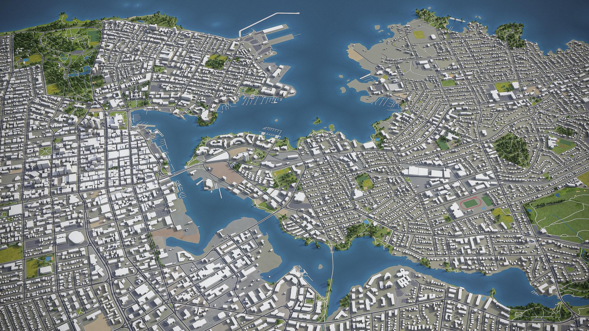 3D Victoria Surrounding - Model - TurboSquid 1497368