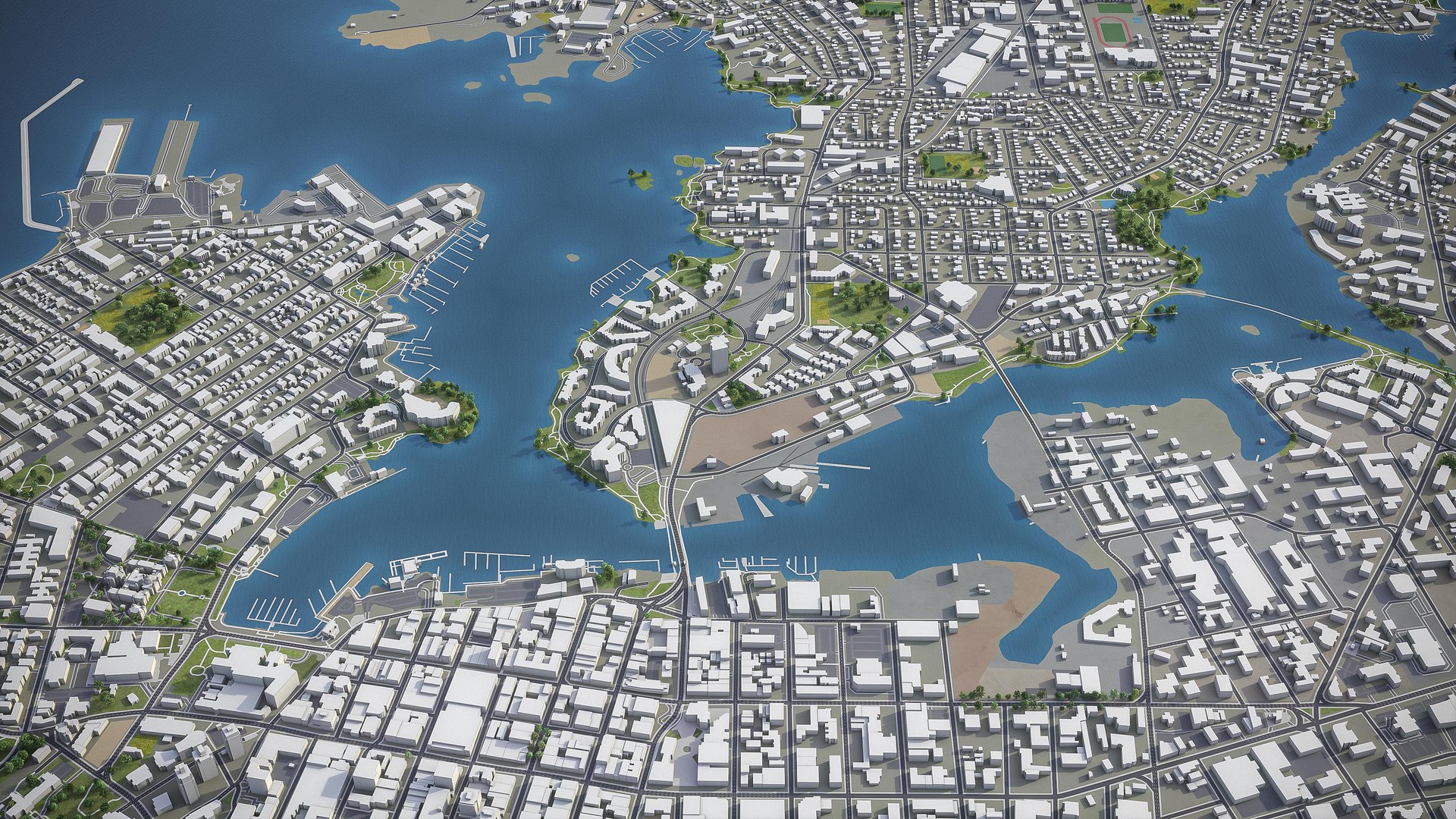 3D Victoria Surrounding - Model - TurboSquid 1497368