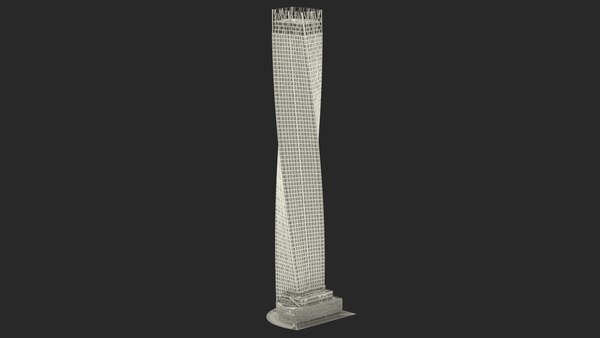 Cayan Tower Skyscraper model - TurboSquid 1735422