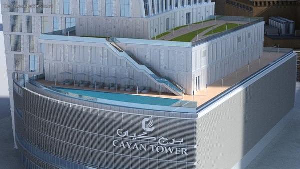 Cayan Tower Skyscraper model - TurboSquid 1735422