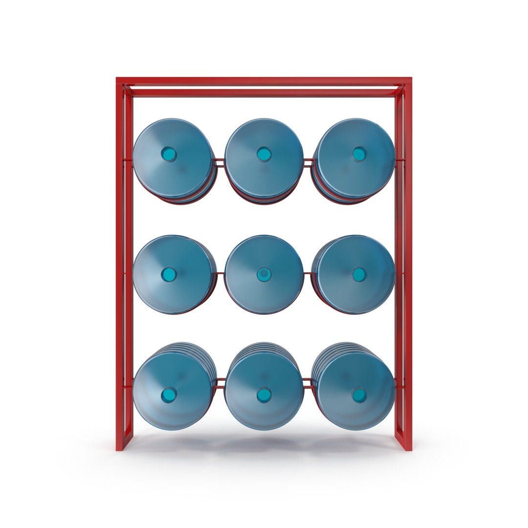 Carboy Storage Rack Shelf 3D Model - TurboSquid 1868156