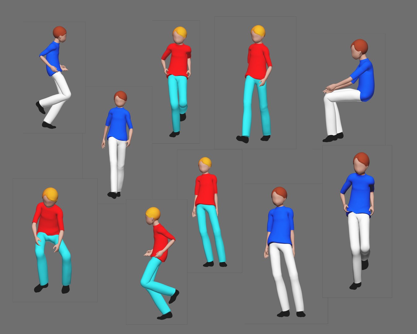 People Man Collection 3D Model - TurboSquid 2345428