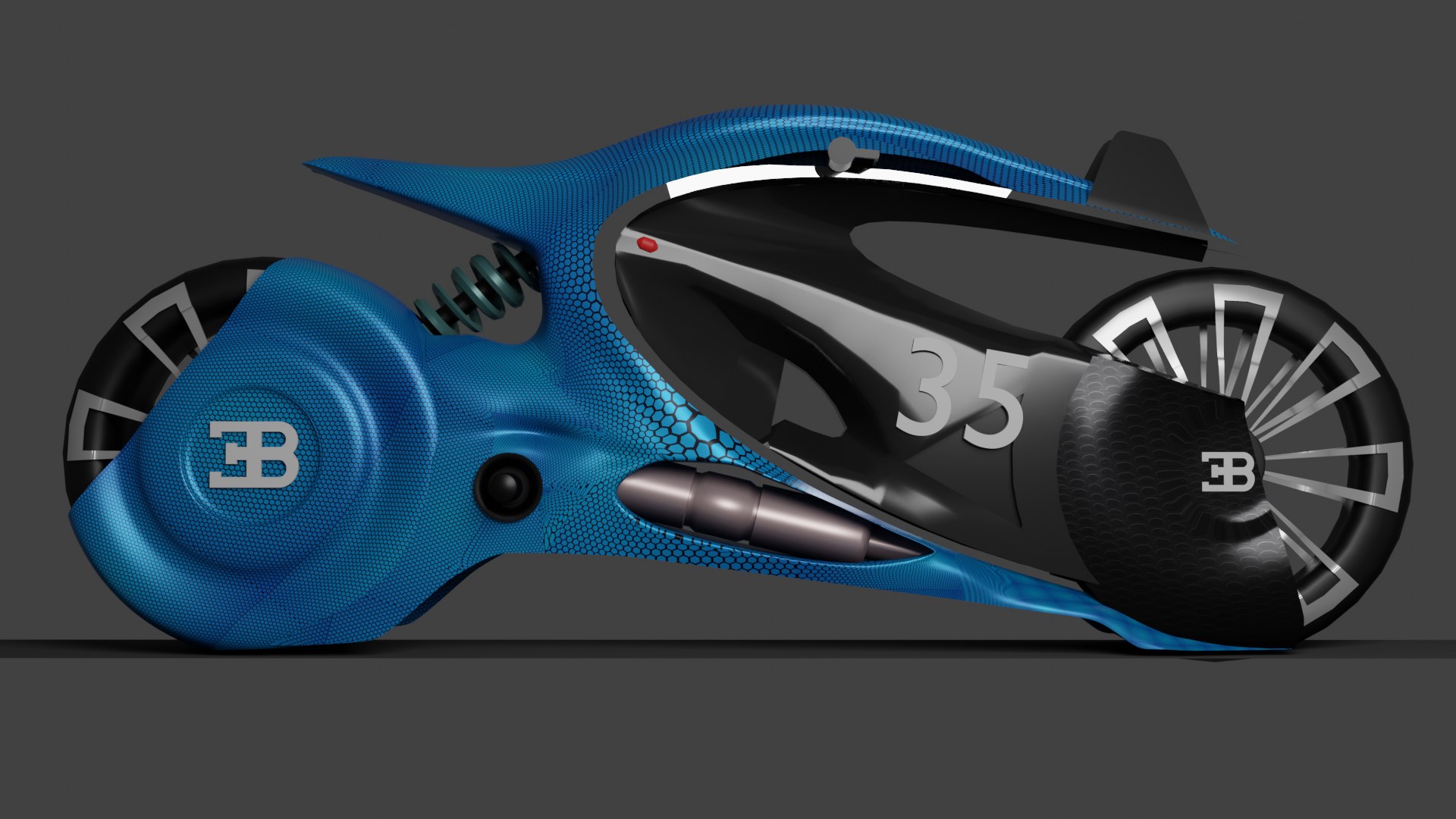 3D bugatti motorcycle - TurboSquid 1761609
