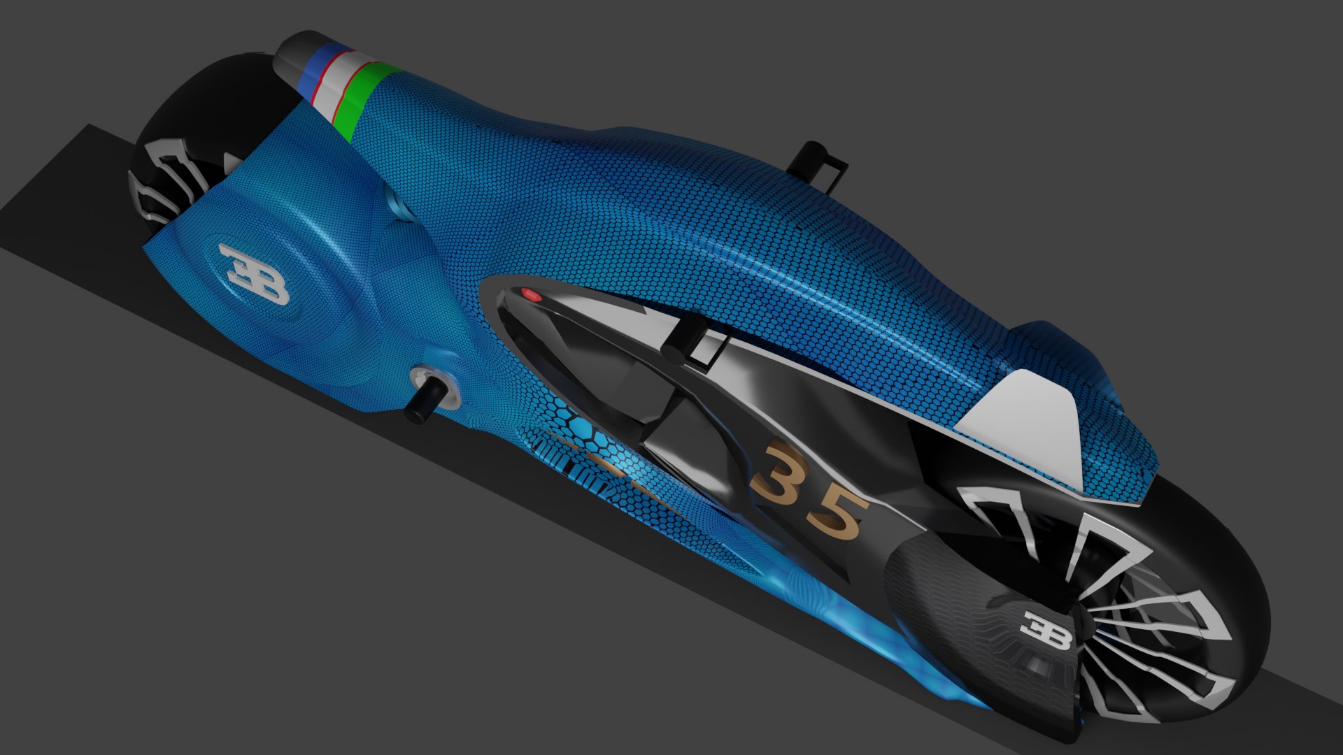 3D bugatti motorcycle - TurboSquid 1761609