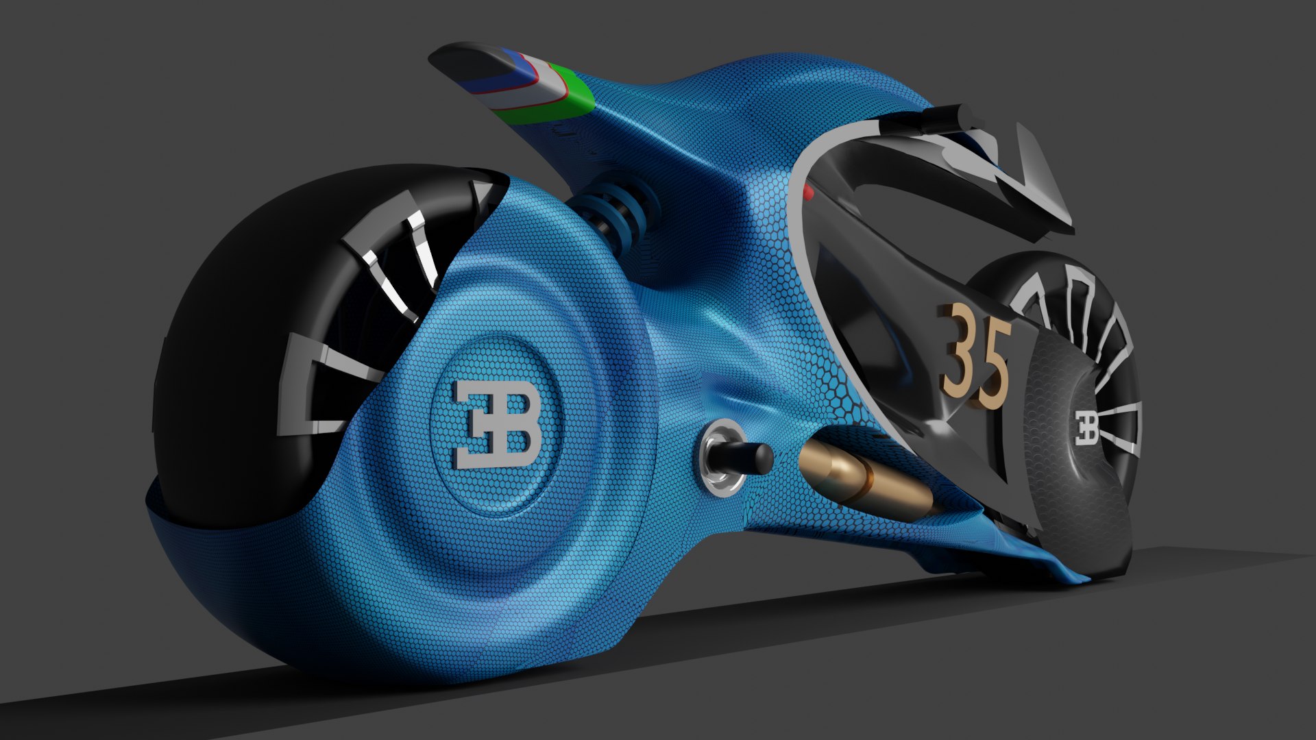 3D bugatti motorcycle - TurboSquid 1761609