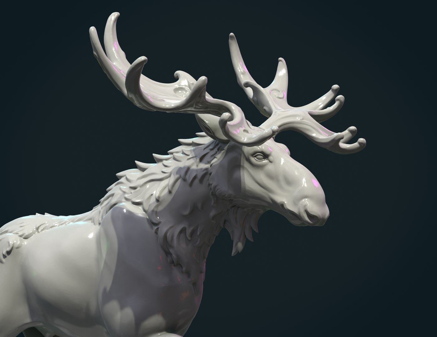3D Moose print ready - TurboSquid 1862569