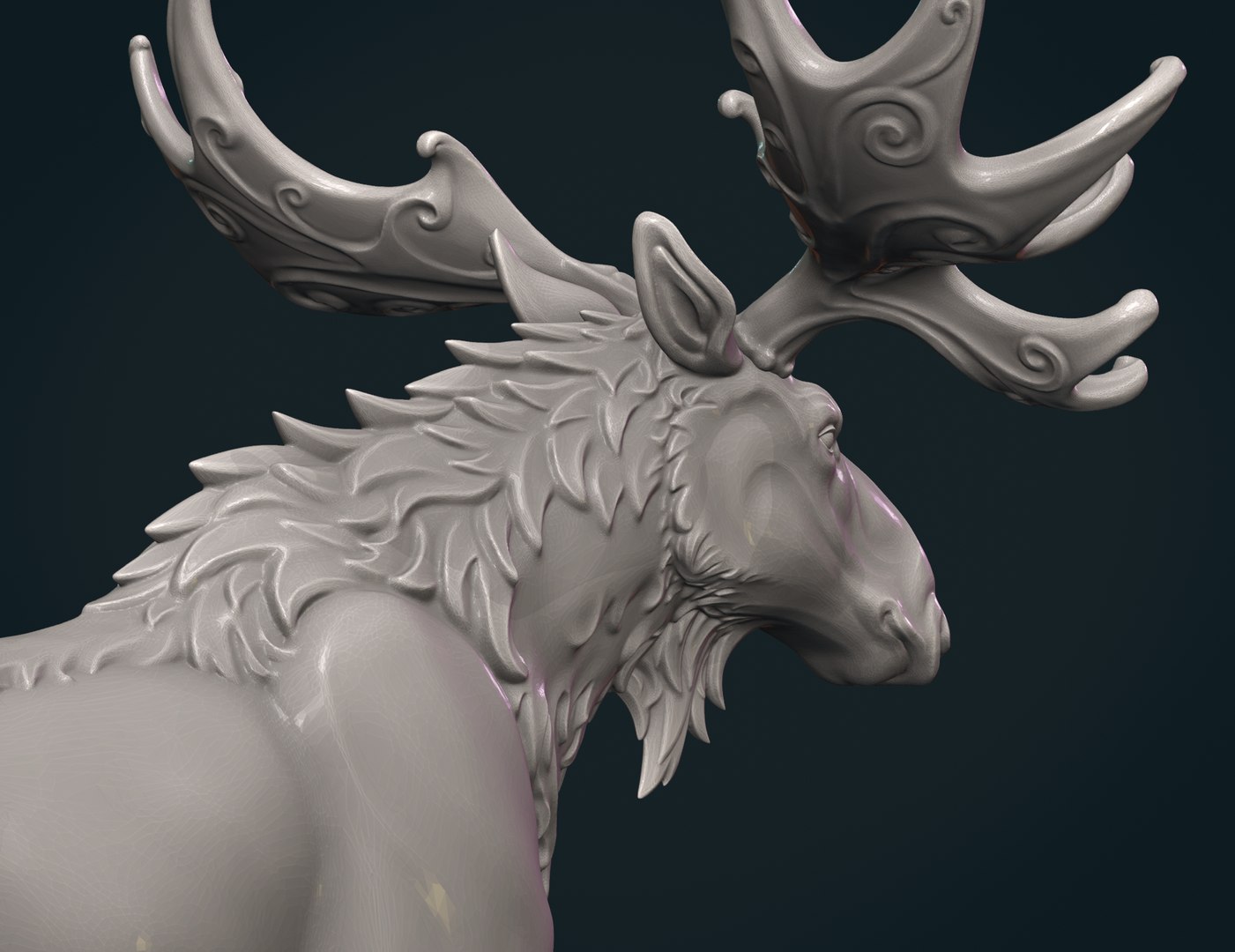 3D Moose print ready - TurboSquid 1862569