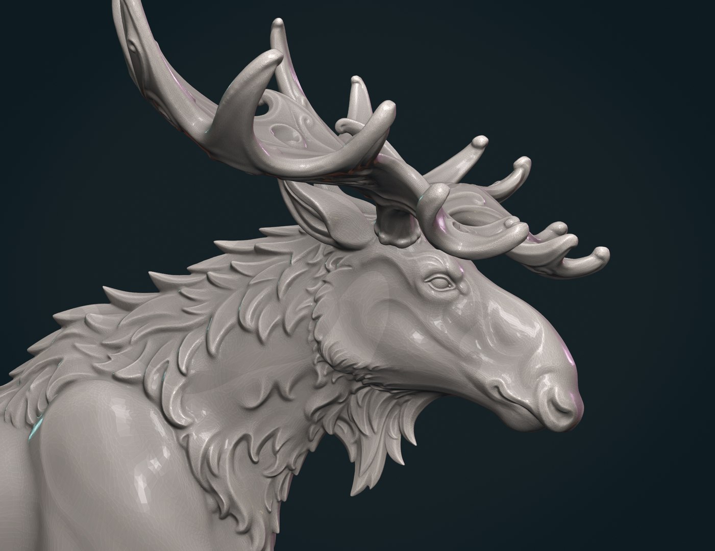 3D Moose print ready - TurboSquid 1862569