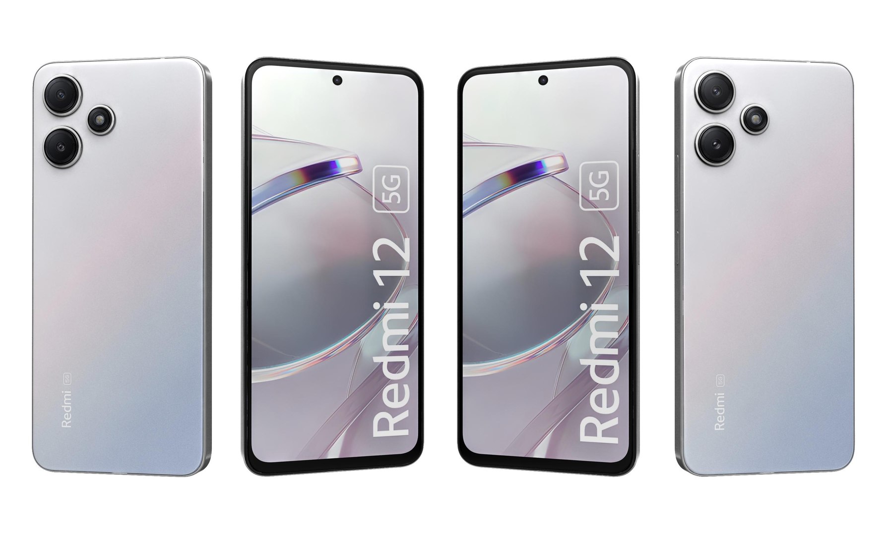 3D Xiaomi Redmi 12 5G White Model - TurboSquid 2116175