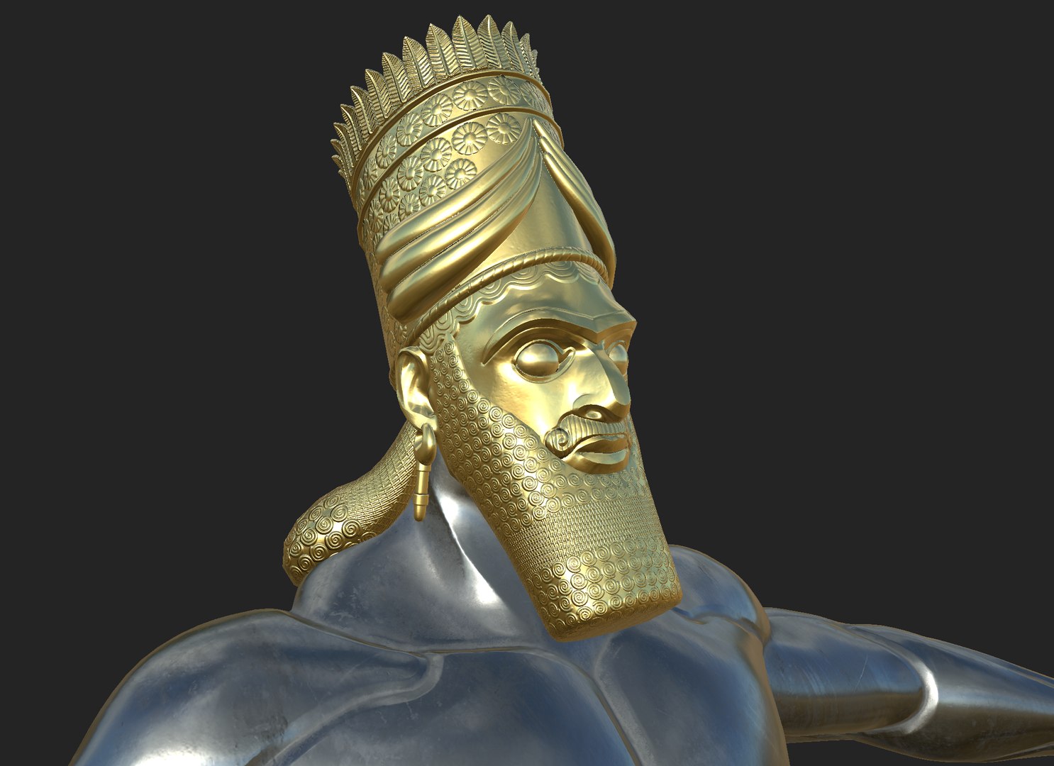 3D model daniel 2 statue king - TurboSquid 1430575
