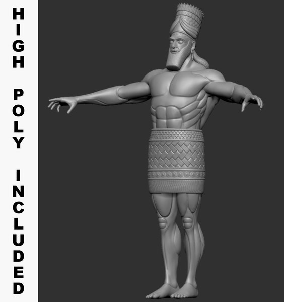 3D model daniel 2 statue king - TurboSquid 1430575