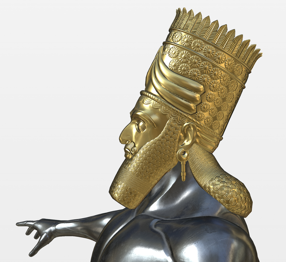 3D model daniel 2 statue king - TurboSquid 1430575
