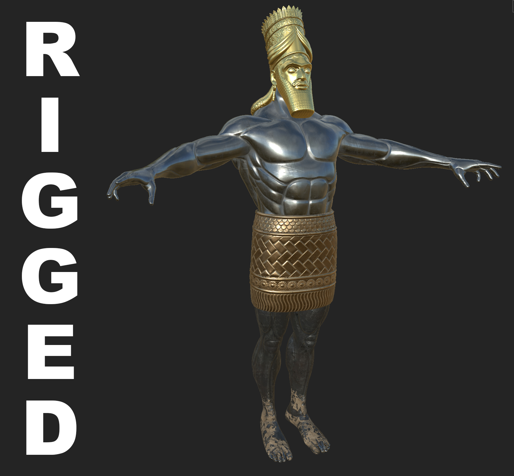 3D model daniel 2 statue king - TurboSquid 1430575