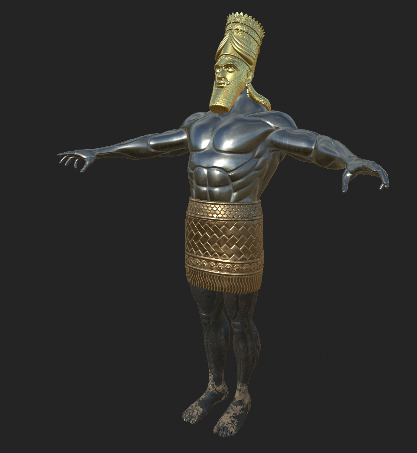 3D model daniel 2 statue king - TurboSquid 1430575