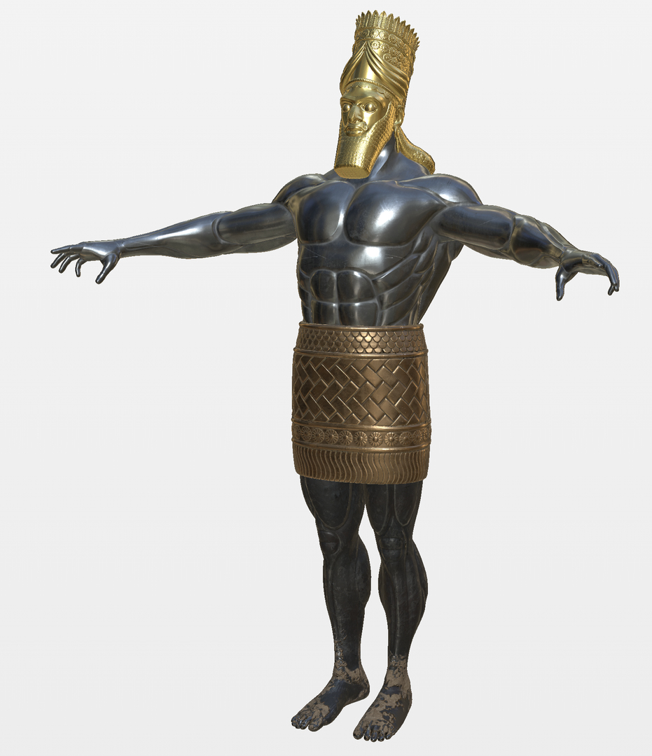 3D model daniel 2 statue king - TurboSquid 1430575