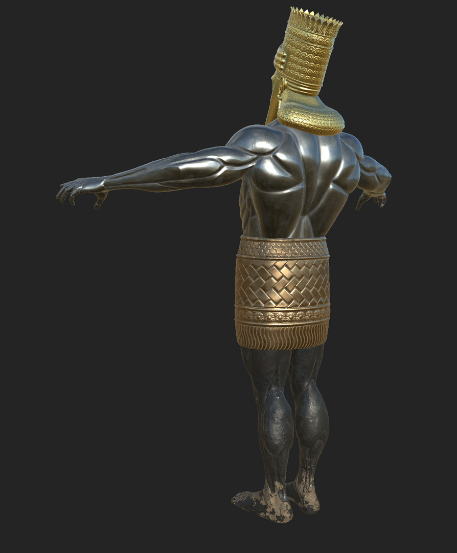 3D model daniel 2 statue king - TurboSquid 1430575