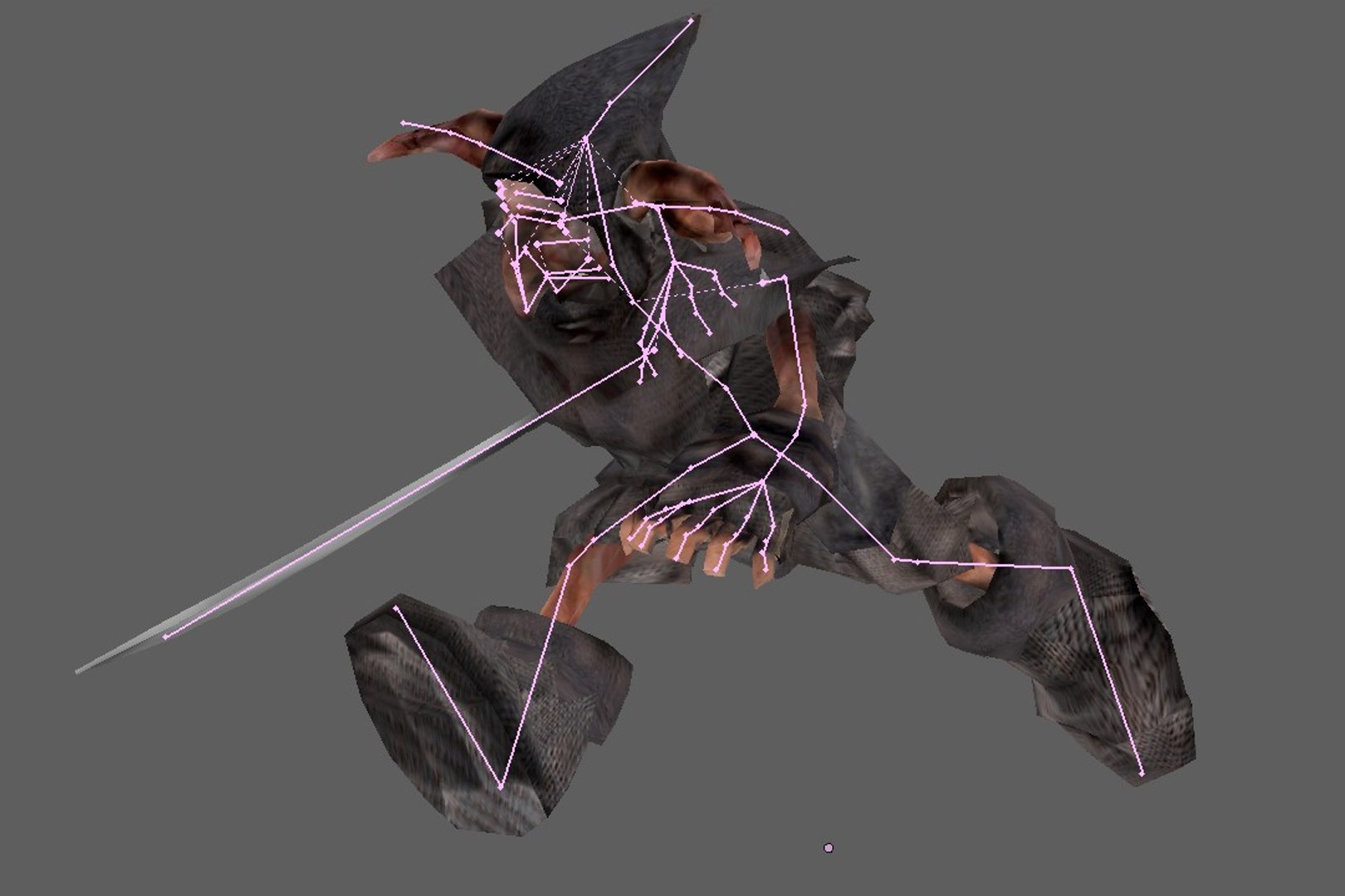 Weak Enemy Creature 3d Model