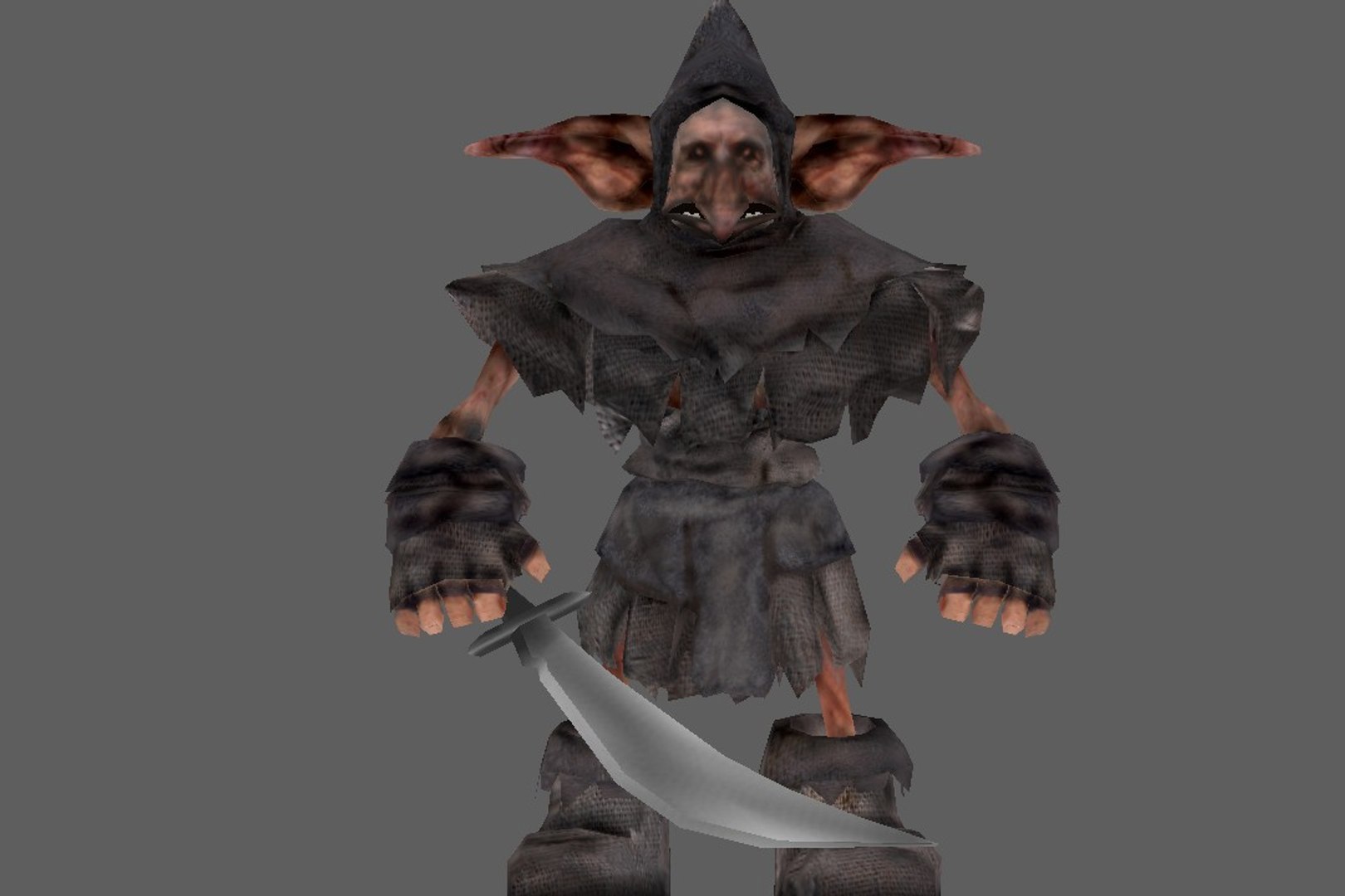 Weak Enemy Creature 3d Model