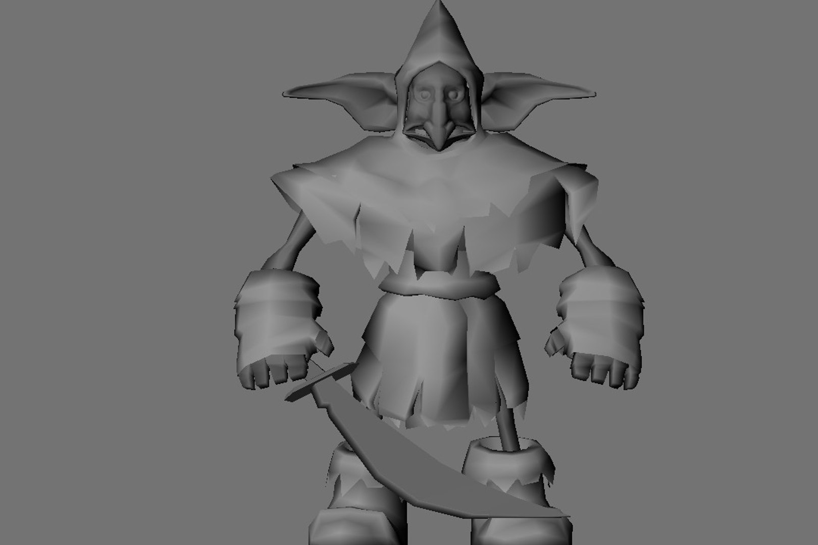 Weak Enemy Creature 3d Model