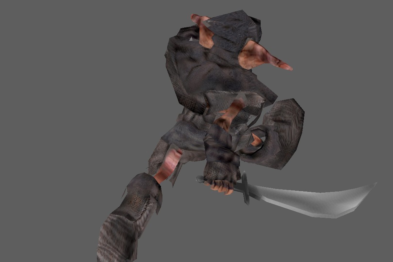 Weak Enemy Creature 3d Model