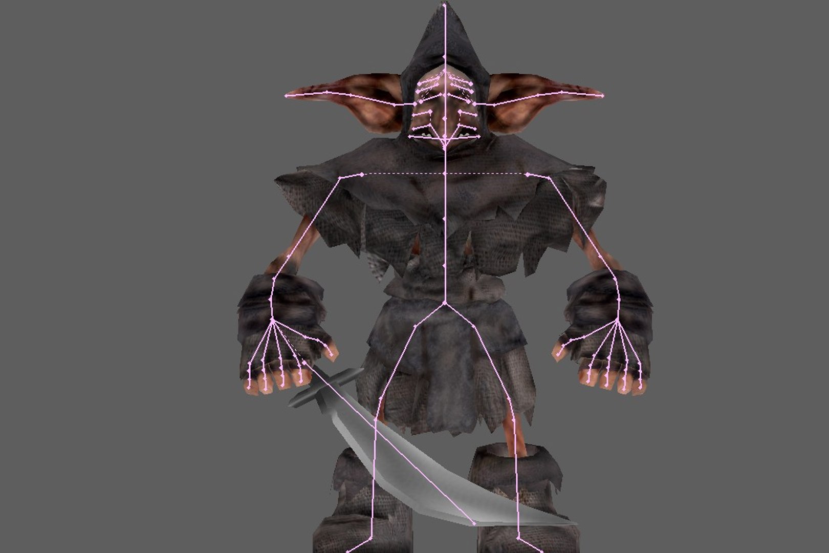 Weak Enemy Creature 3d Model