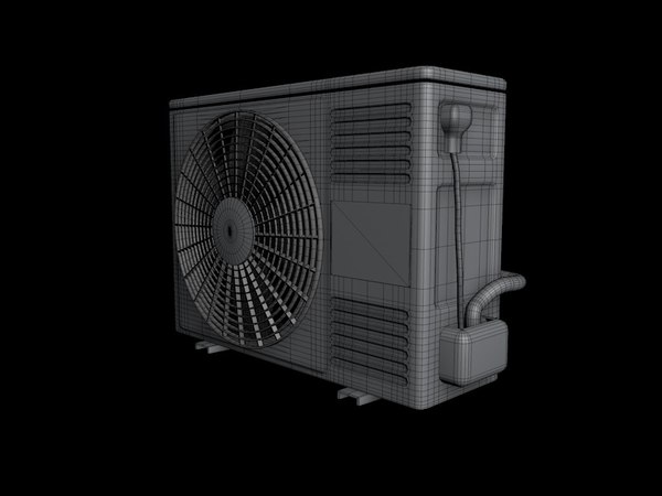 3d air conditioner model