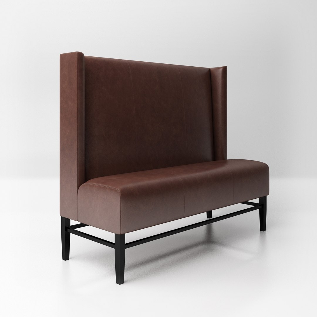 Baldwin Designer Banquette 3D Model - TurboSquid 1181669