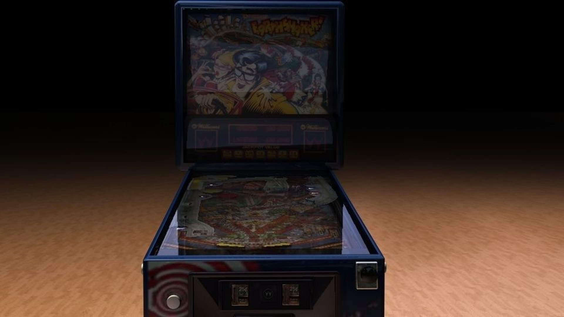 3d Pinball Earth Shaker Model