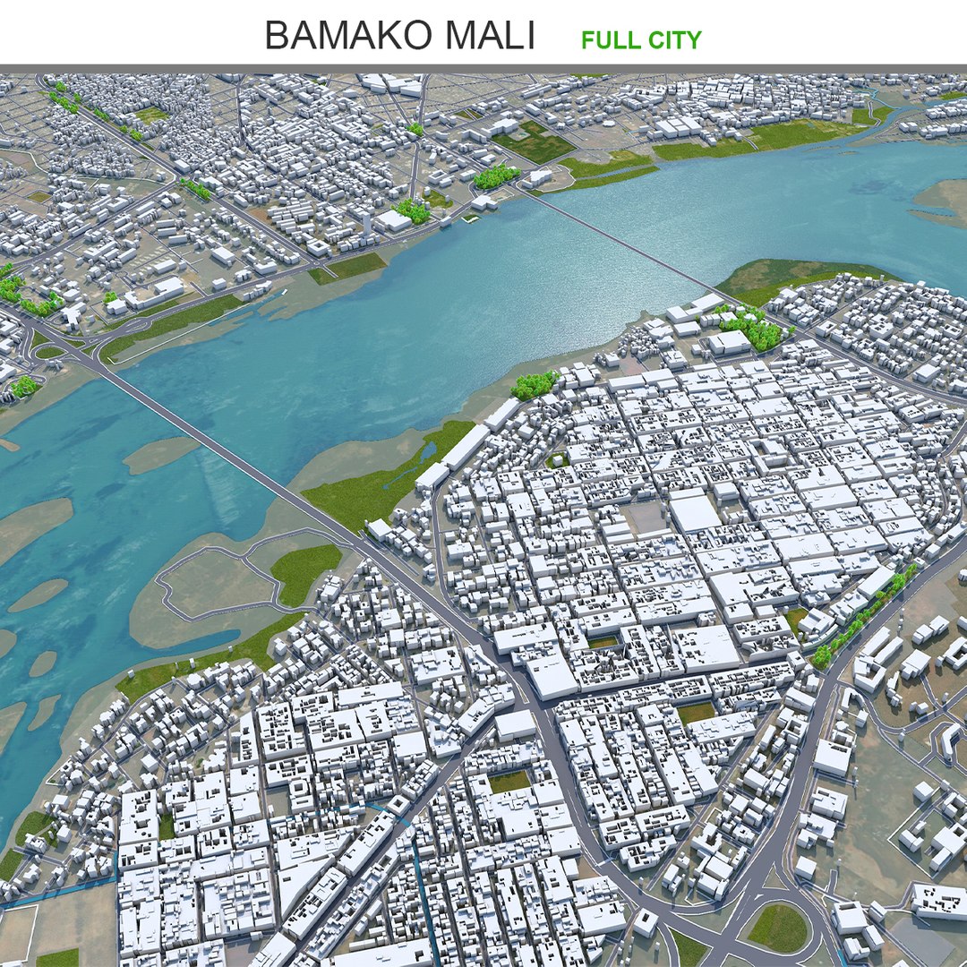 Bamako City Mali 3D Model - TurboSquid 2084976