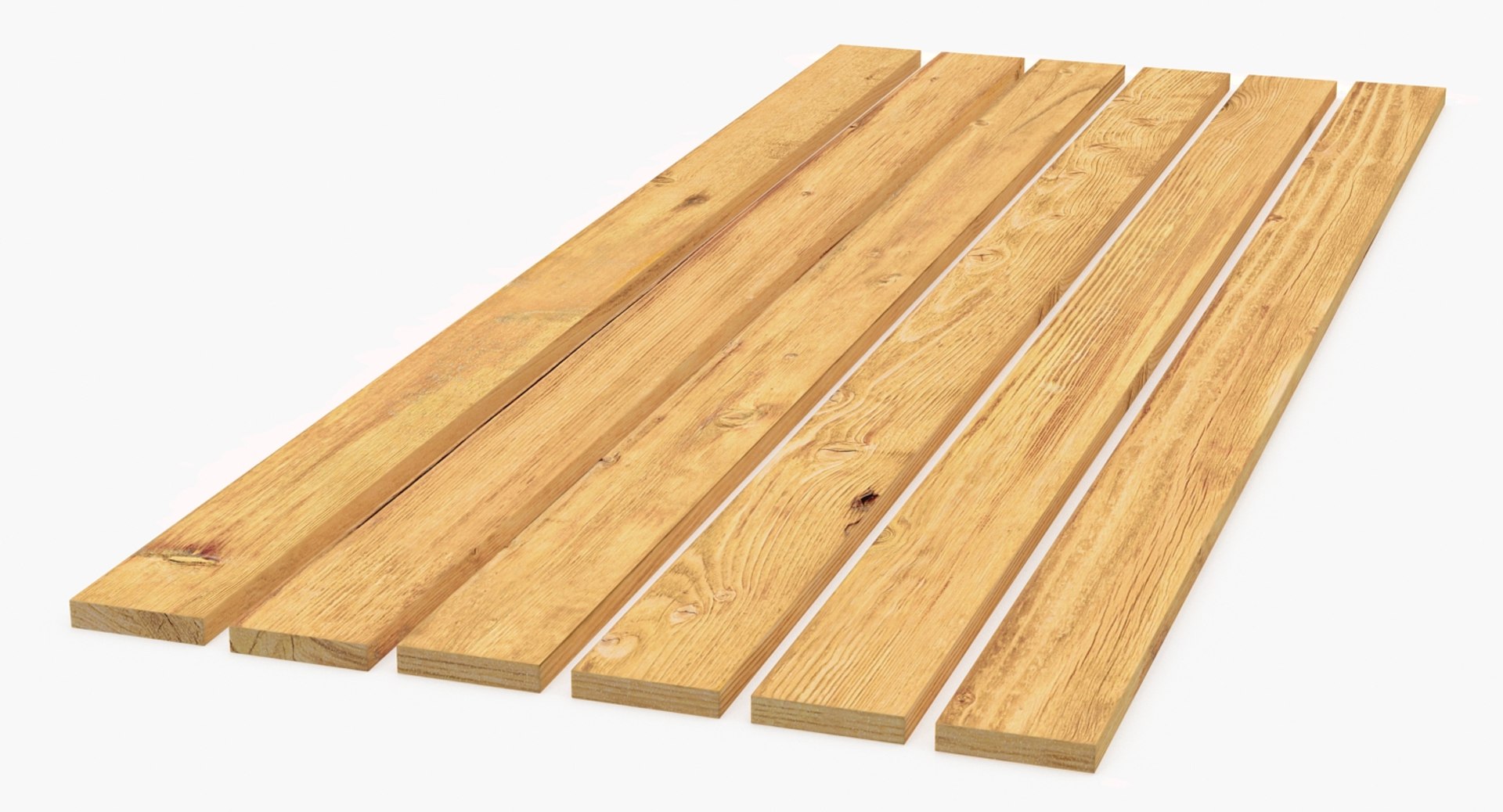 3D Wooden Planks Set - TurboSquid 1296907
