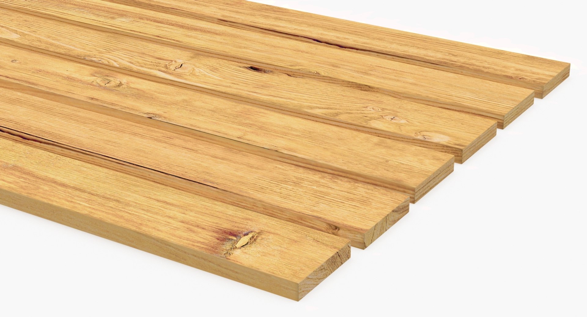 3D Wooden Planks Set - TurboSquid 1296907