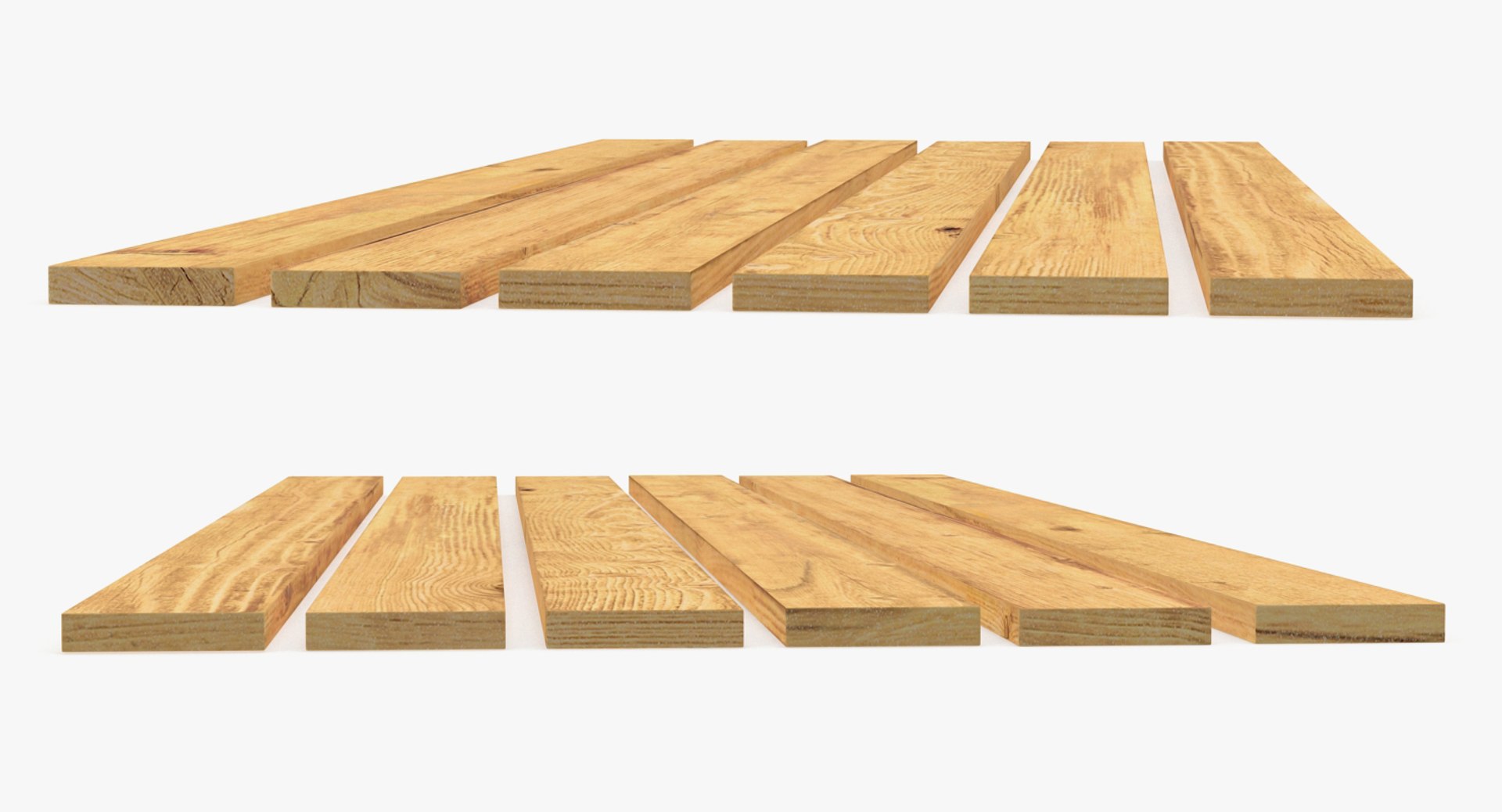 3D Wooden Planks Set - TurboSquid 1296907