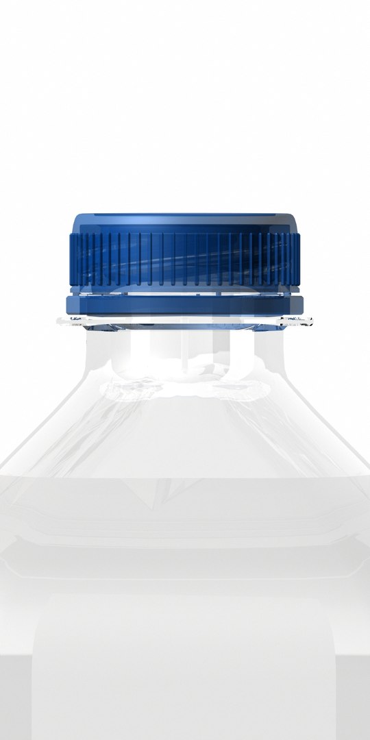3D plastic liter bottle model - TurboSquid 1181545