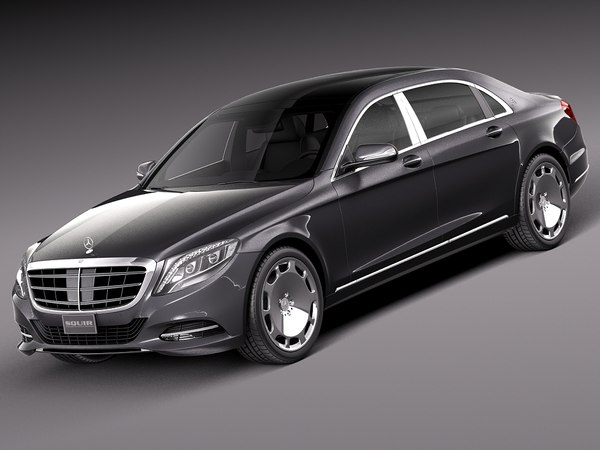 mercedes-benz s-class maybach 3d c4d