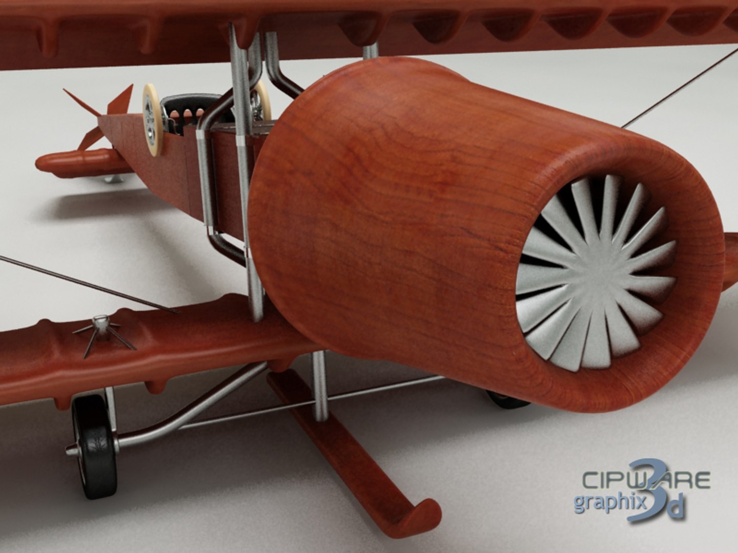 Jet 1910 Coanda 3d Model
