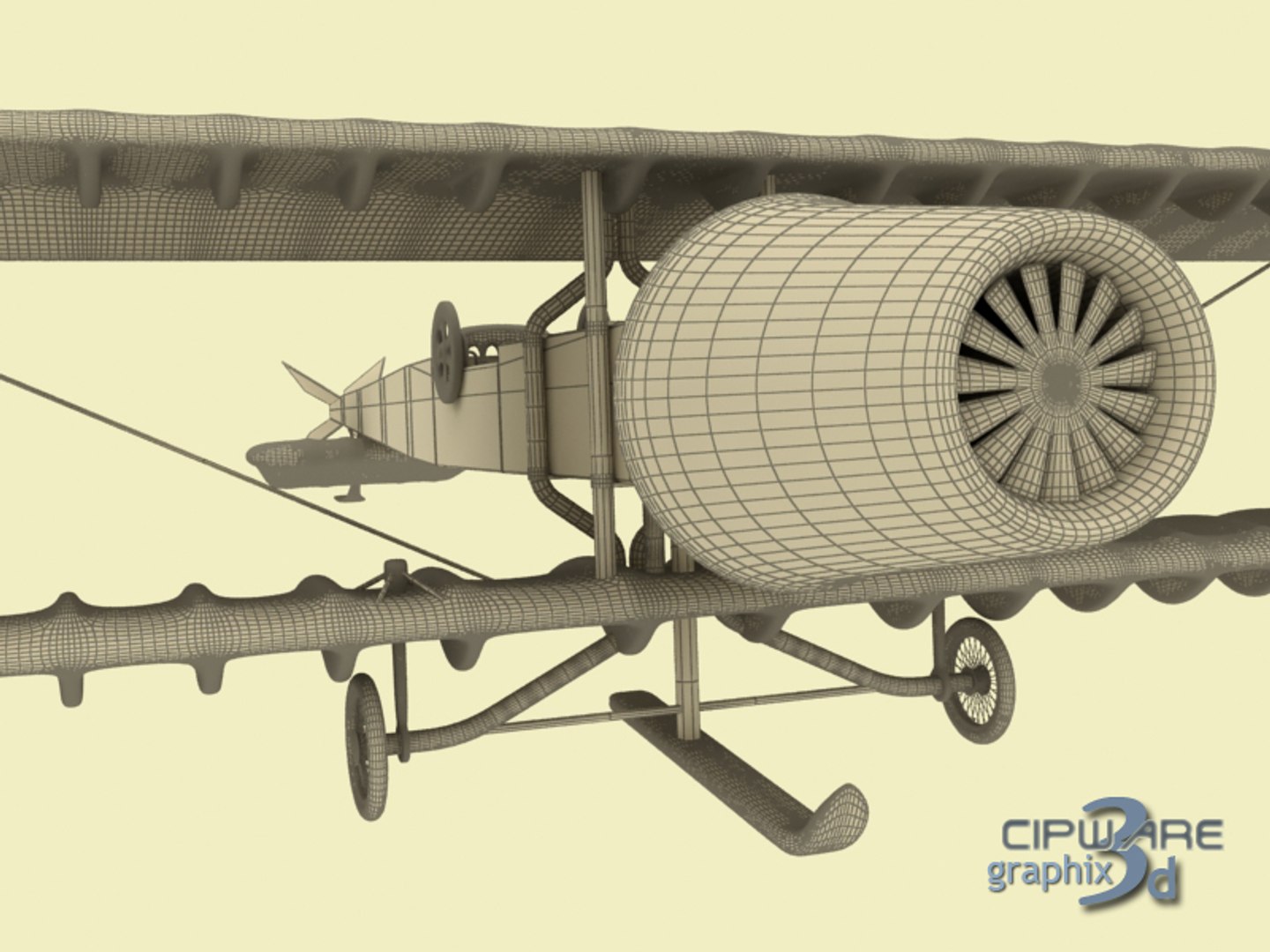 Jet 1910 Coanda 3d Model