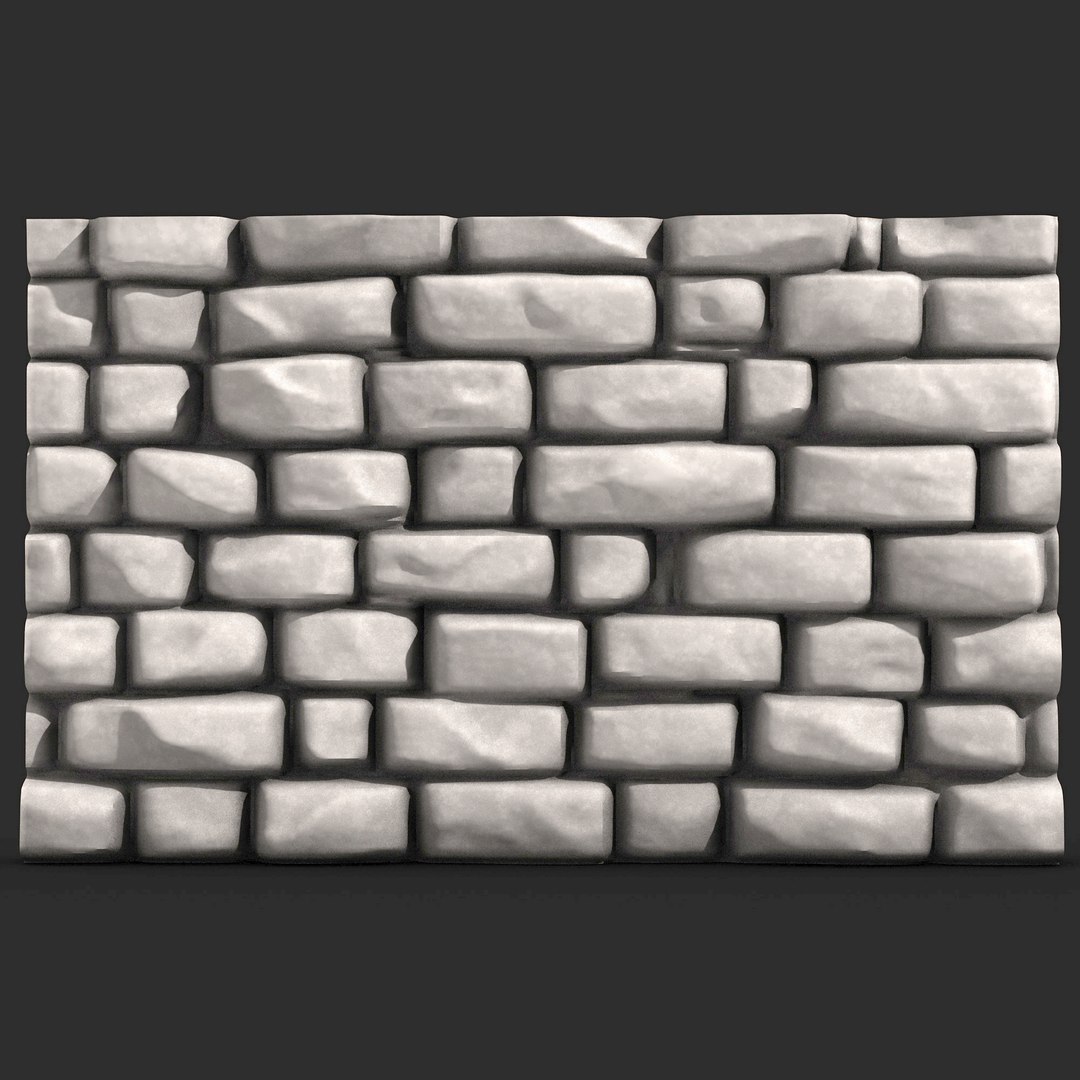 3D Model Stone Wall 60 - TurboSquid 2297307