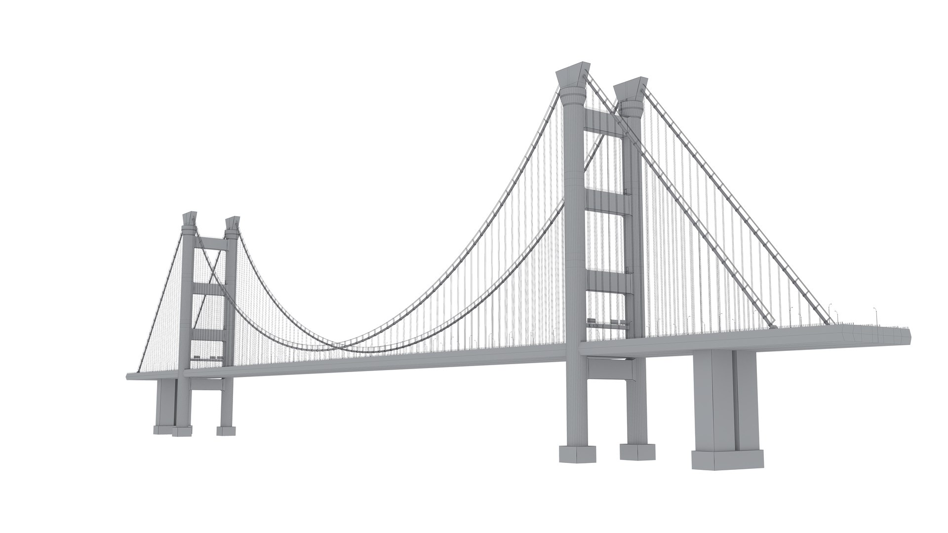 Suspension Bridges Collection 3D Model - TurboSquid 2286237