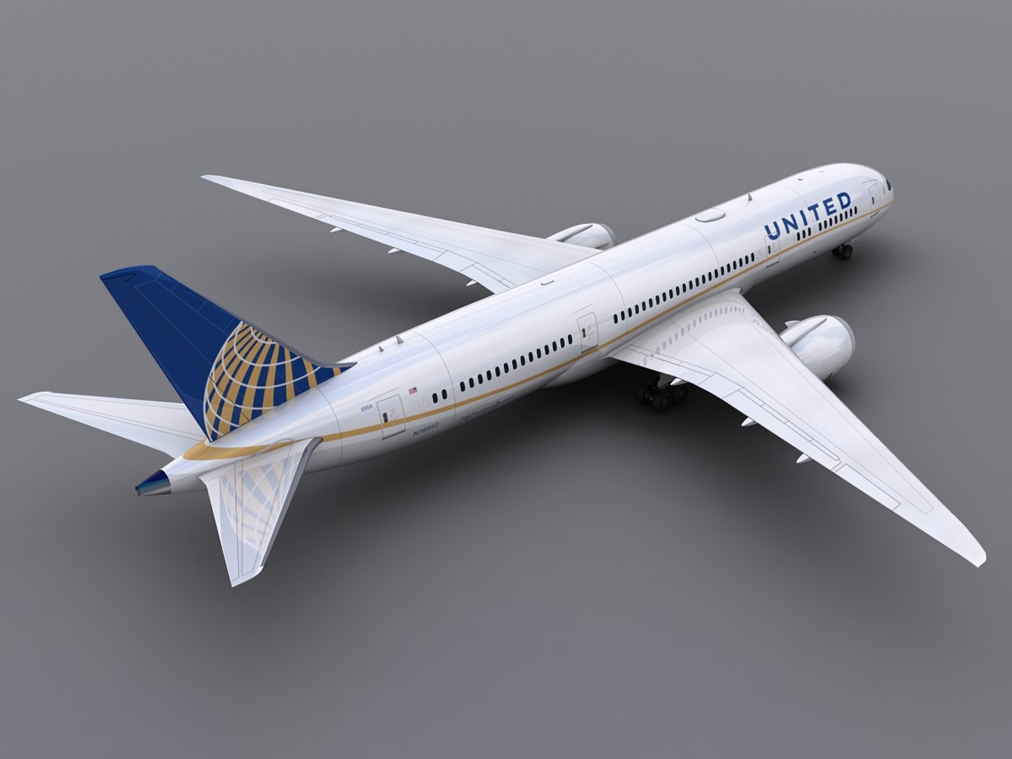 3d Model Aircraft United