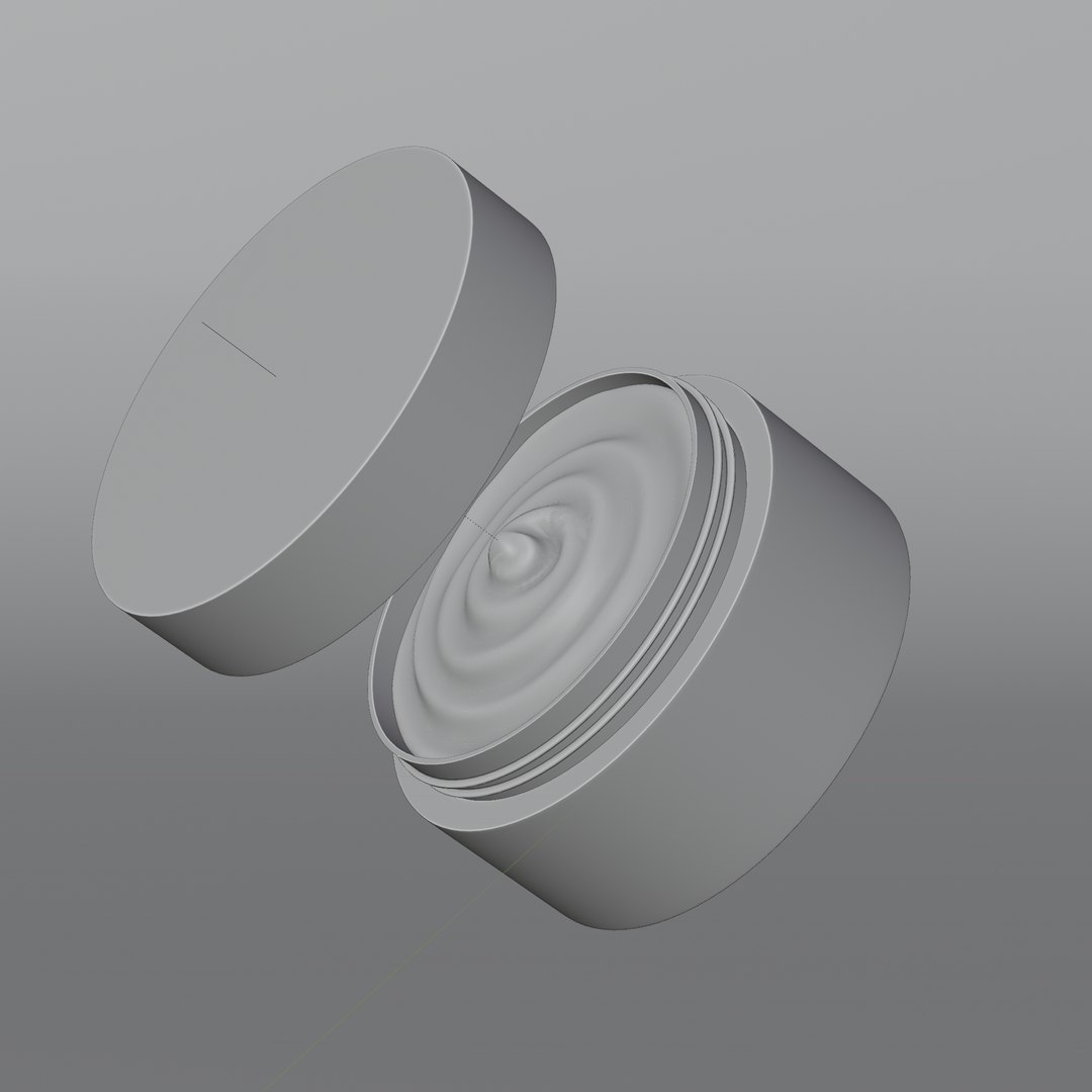 3D Cream Jar 42 Model - TurboSquid 1965900