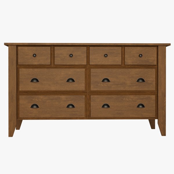 modelo 3d Cómoda de 8 cajones - TurboSquid 2150357