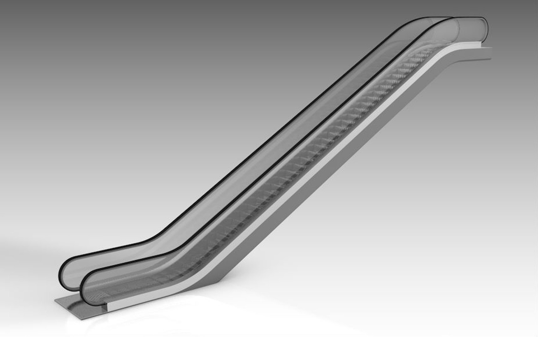 Escalator 3D Model - TurboSquid 1223990