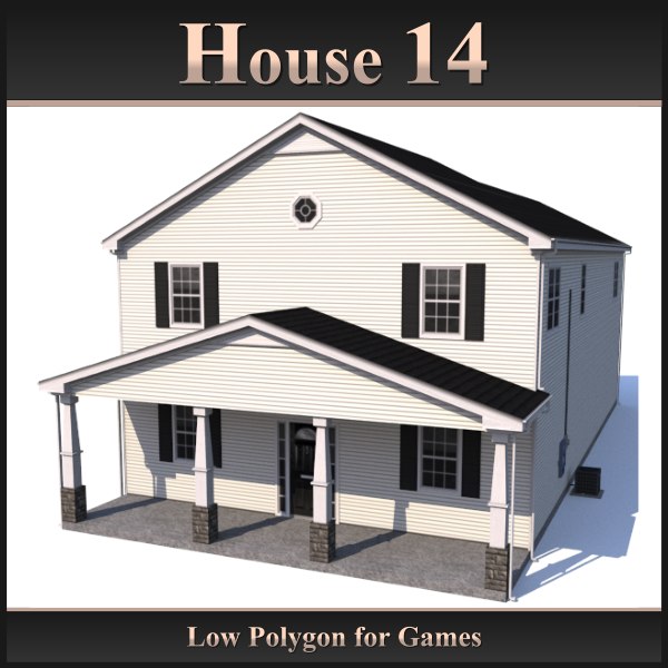 house 14 3d dxf
