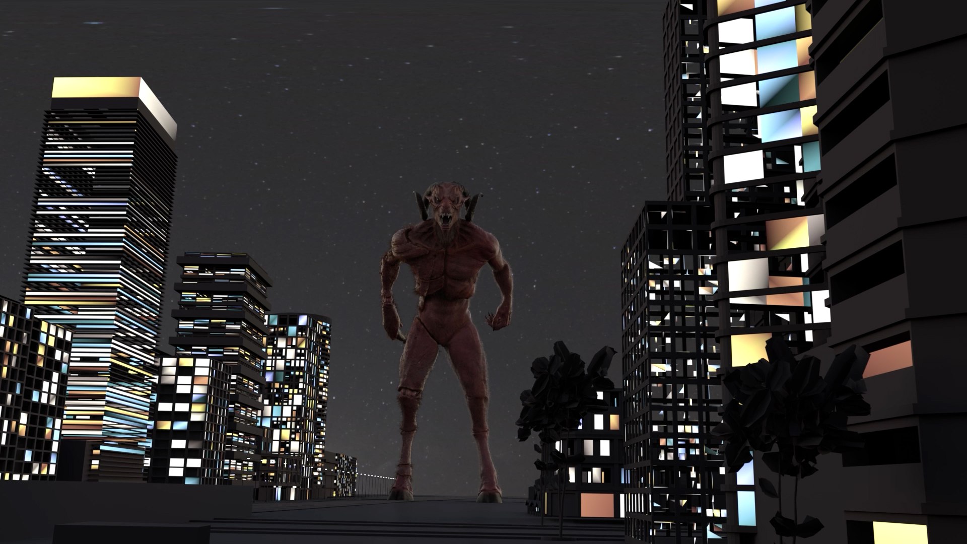 3D Model Demon Creature Rigged - TurboSquid 2116788
