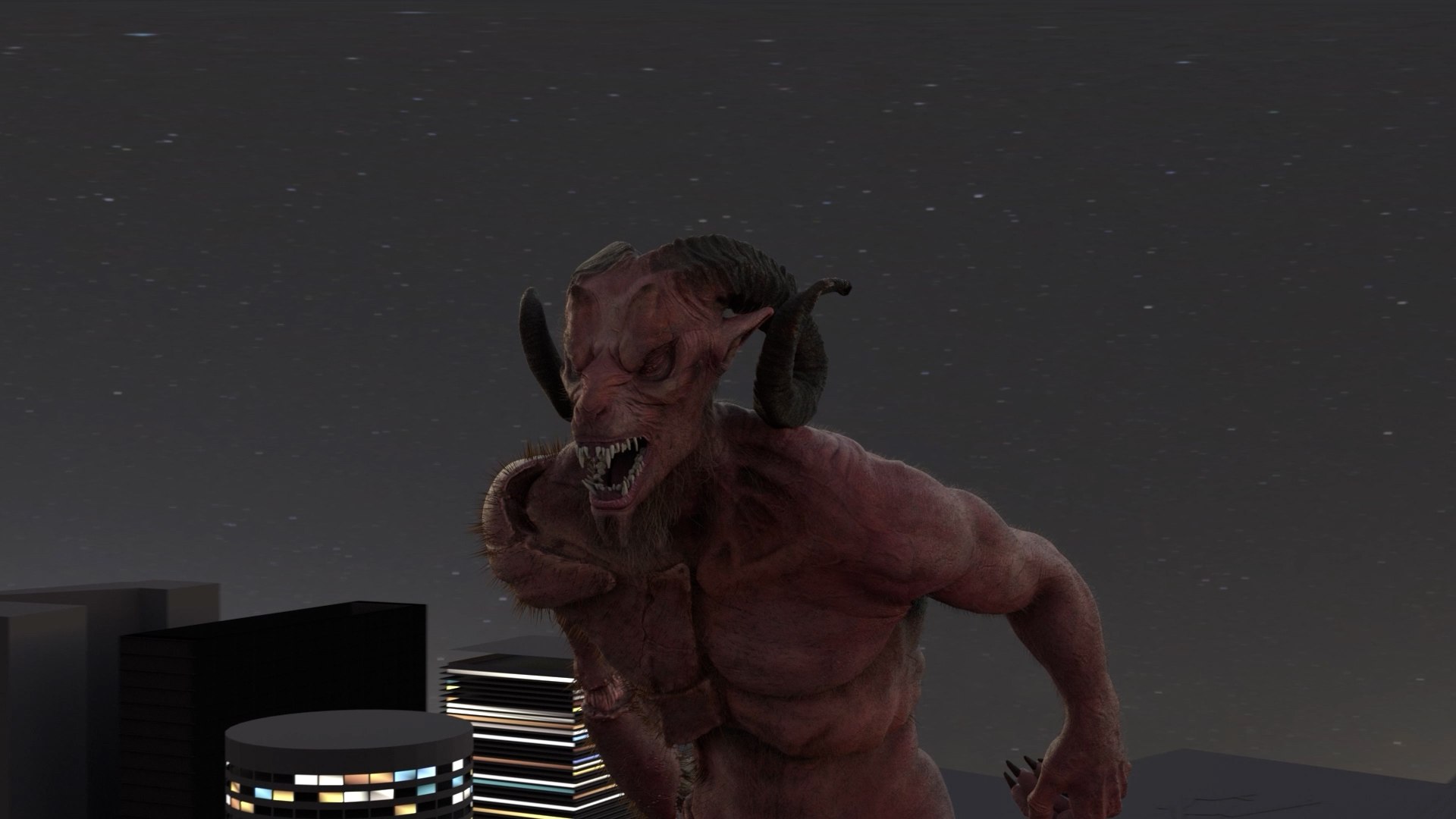 3D Model Demon Creature Rigged - TurboSquid 2116788