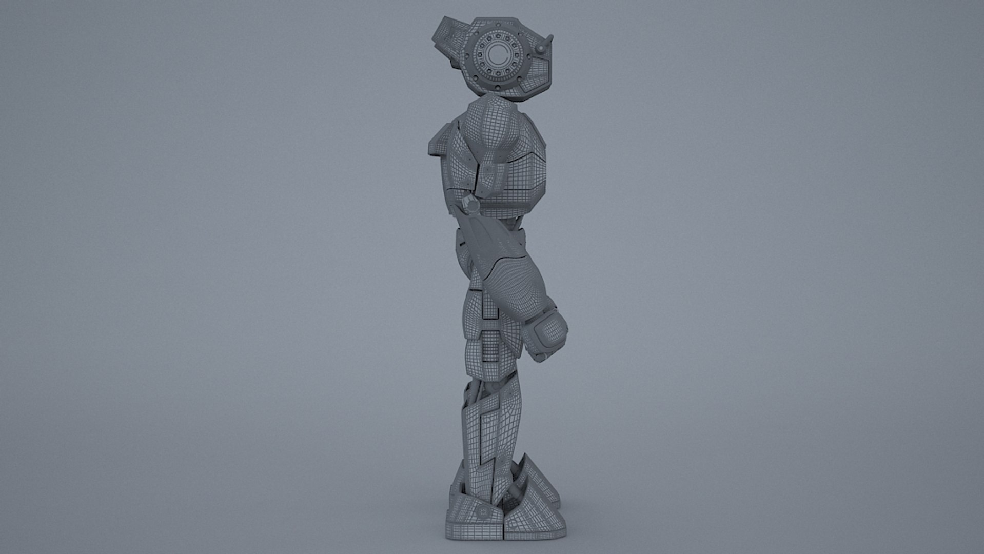 Gun Robot 3D Model - TurboSquid 1539593